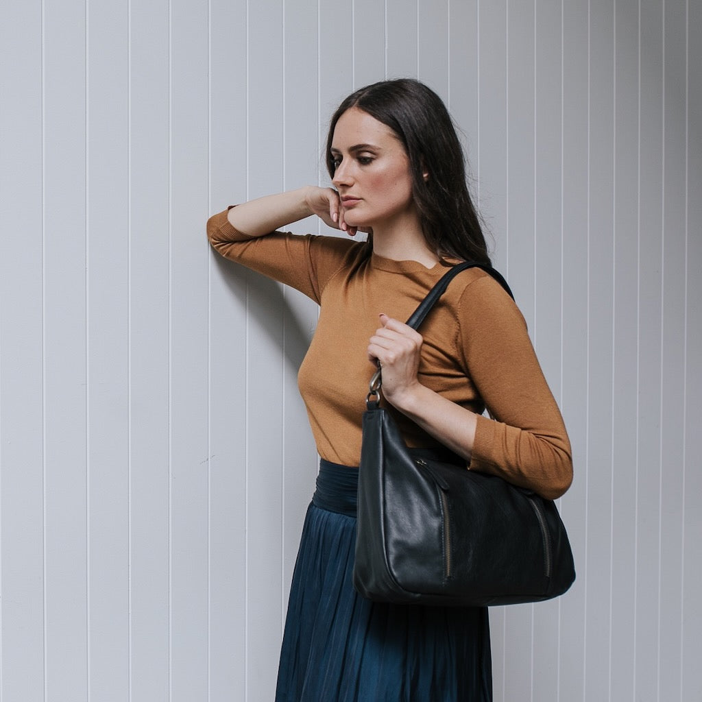 Poppy Bag – Dusky Robin Leather