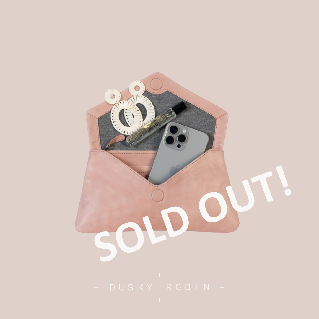 Riley Clutch - Stylish Summer Accessory – Dusky Robin Leather