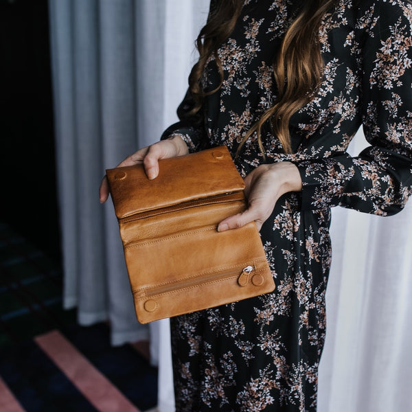 Emily purse – Dusky Robin Leather