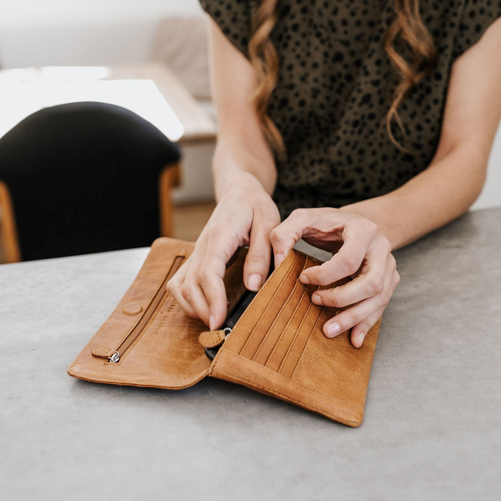 Sirena purse – Dusky Robin Leather